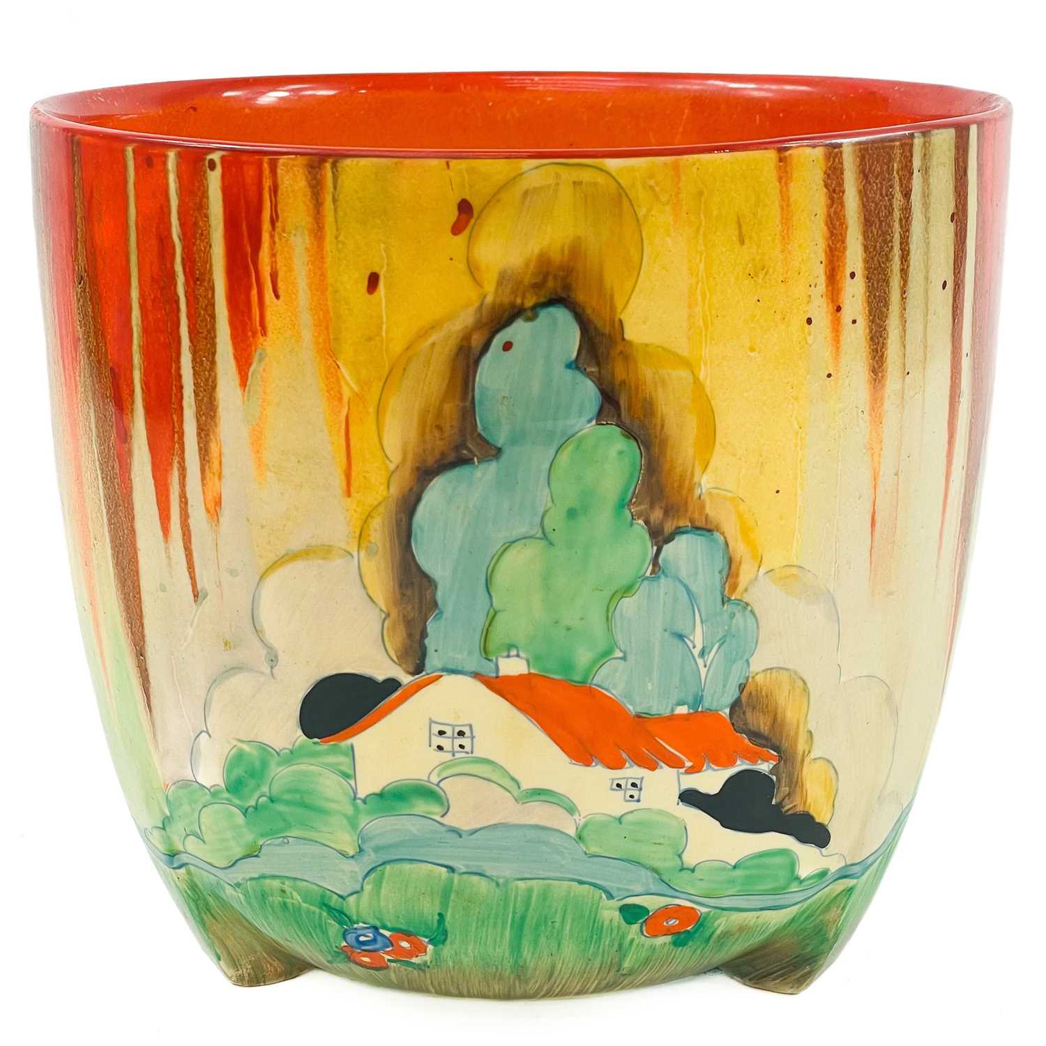 Lot 533 - A Clarice Cliff Forest Glen pattern Dover