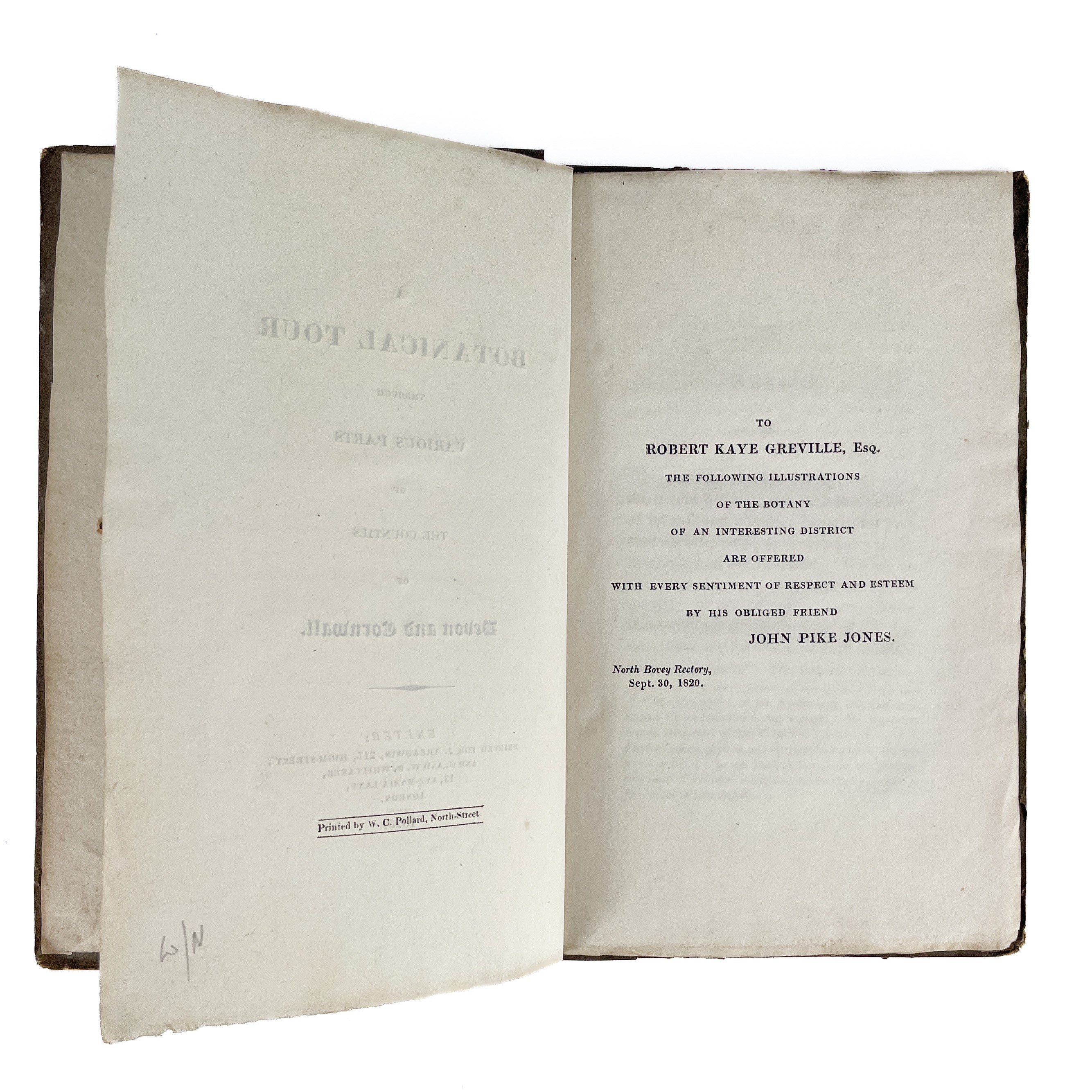 Lot 727 - John Pike Jones. 'A Botanical Tour Through