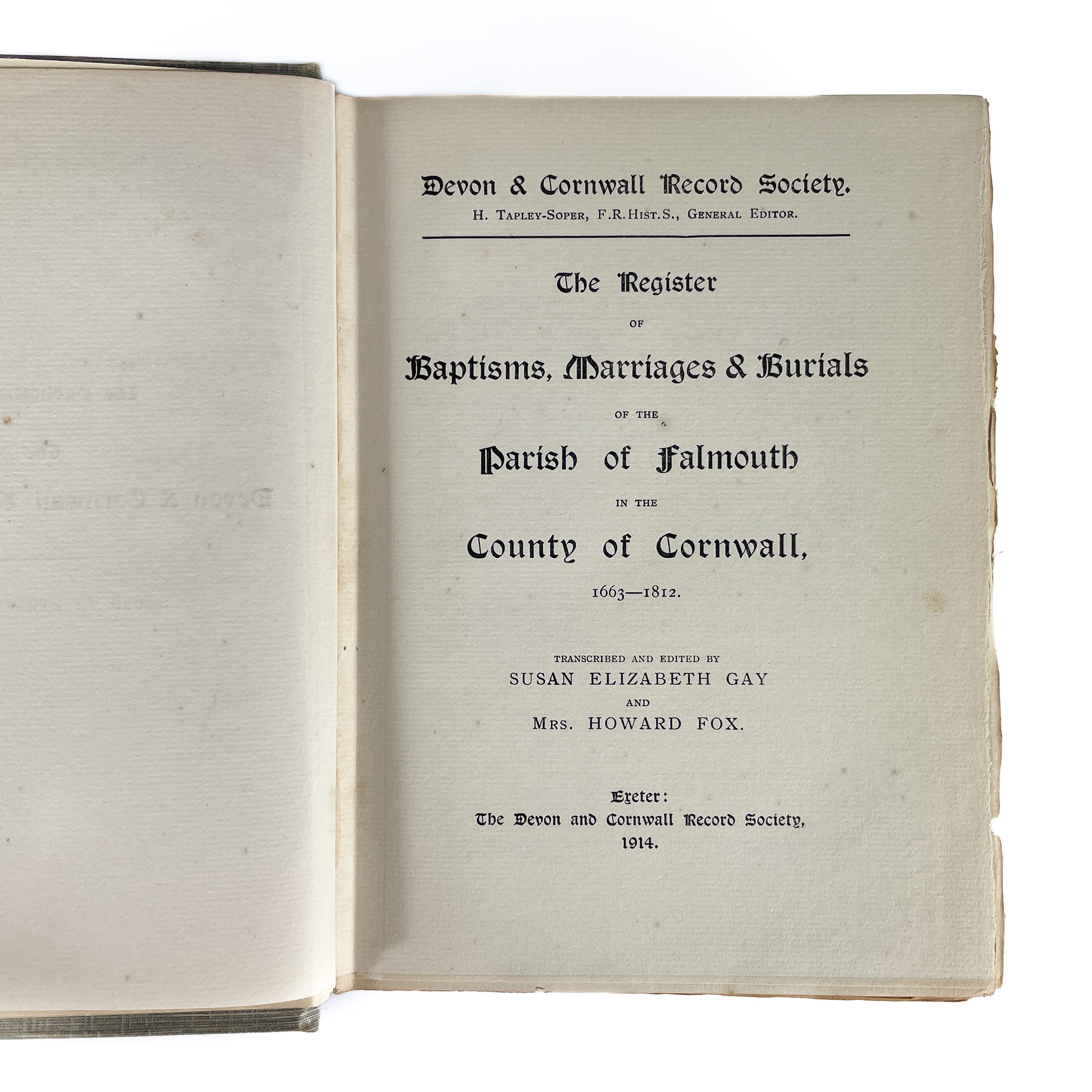 Lot 9 - Devon and Cornwall Record Society.