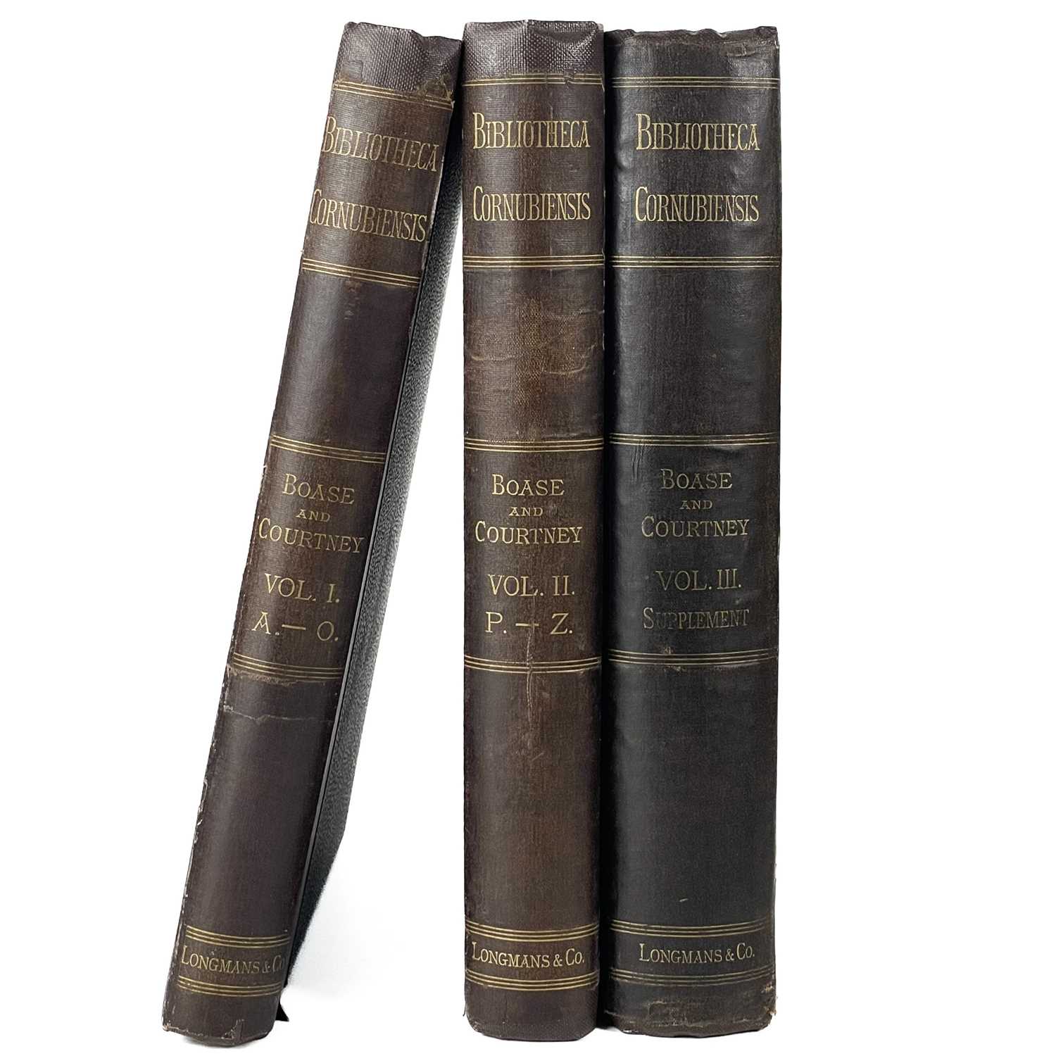 Lot 107 - George Clement Boase and William Prideaux
