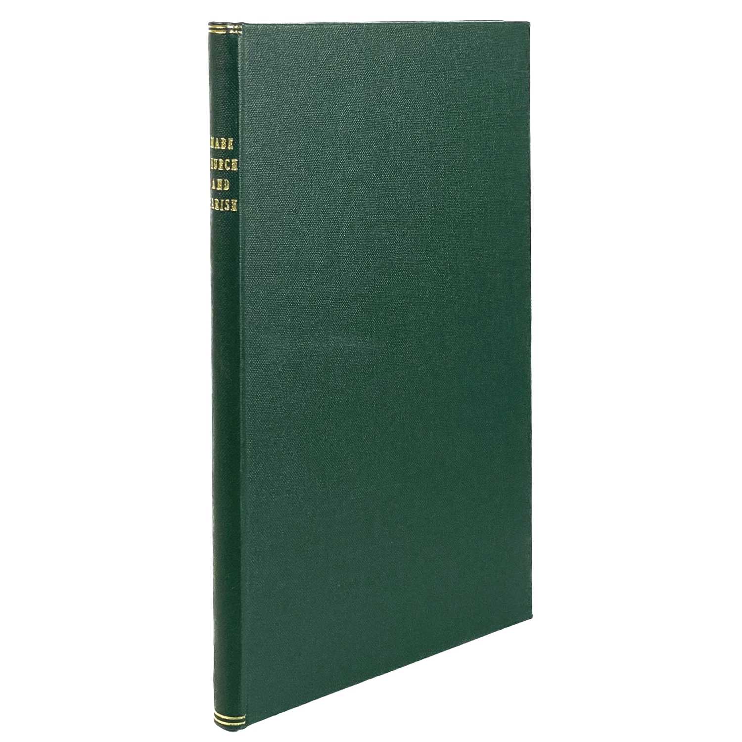 Lot 650 - Charles Henderson. 'Mabe Church and Parish.