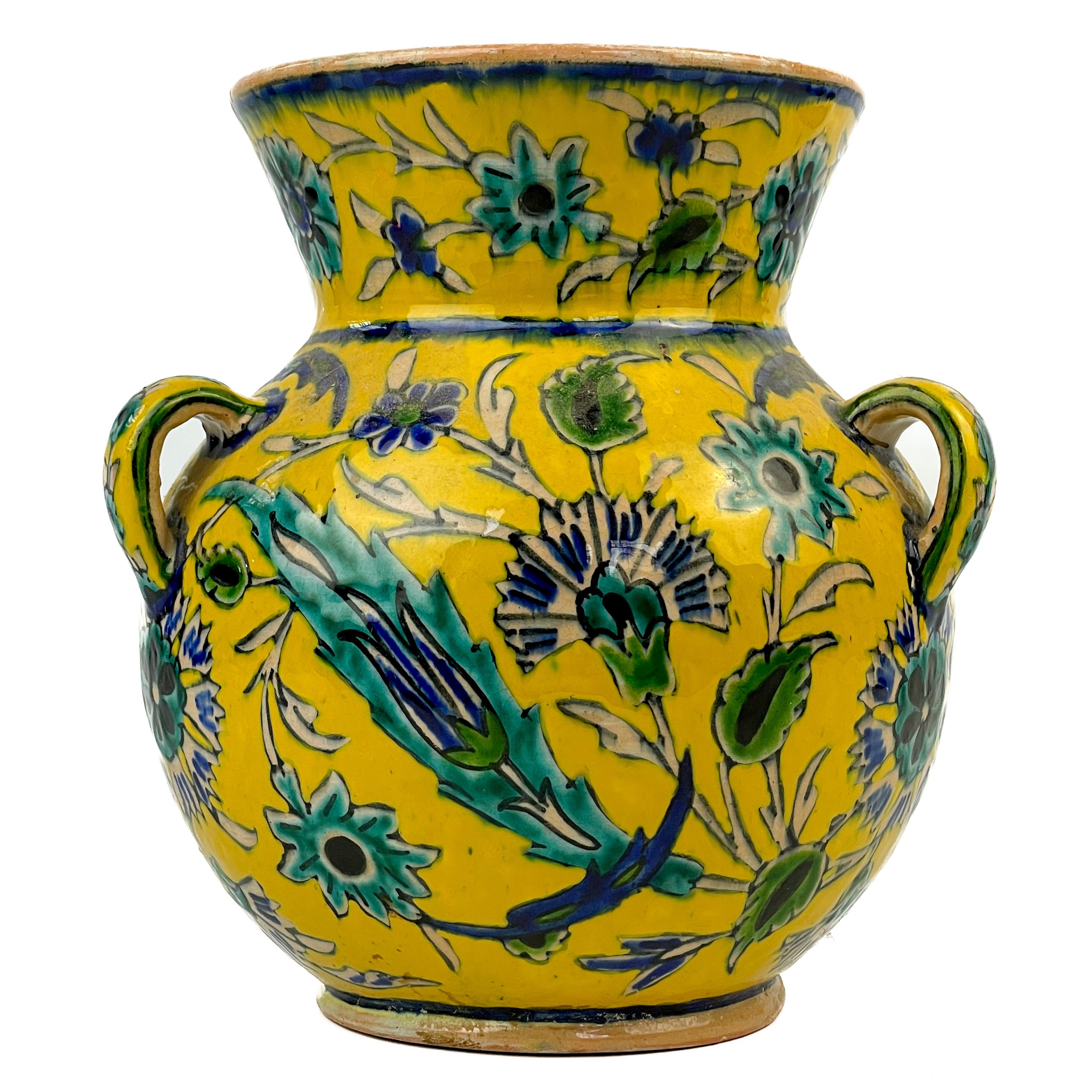 Lot 108 - A Palestine pottery three handled pot, Early-