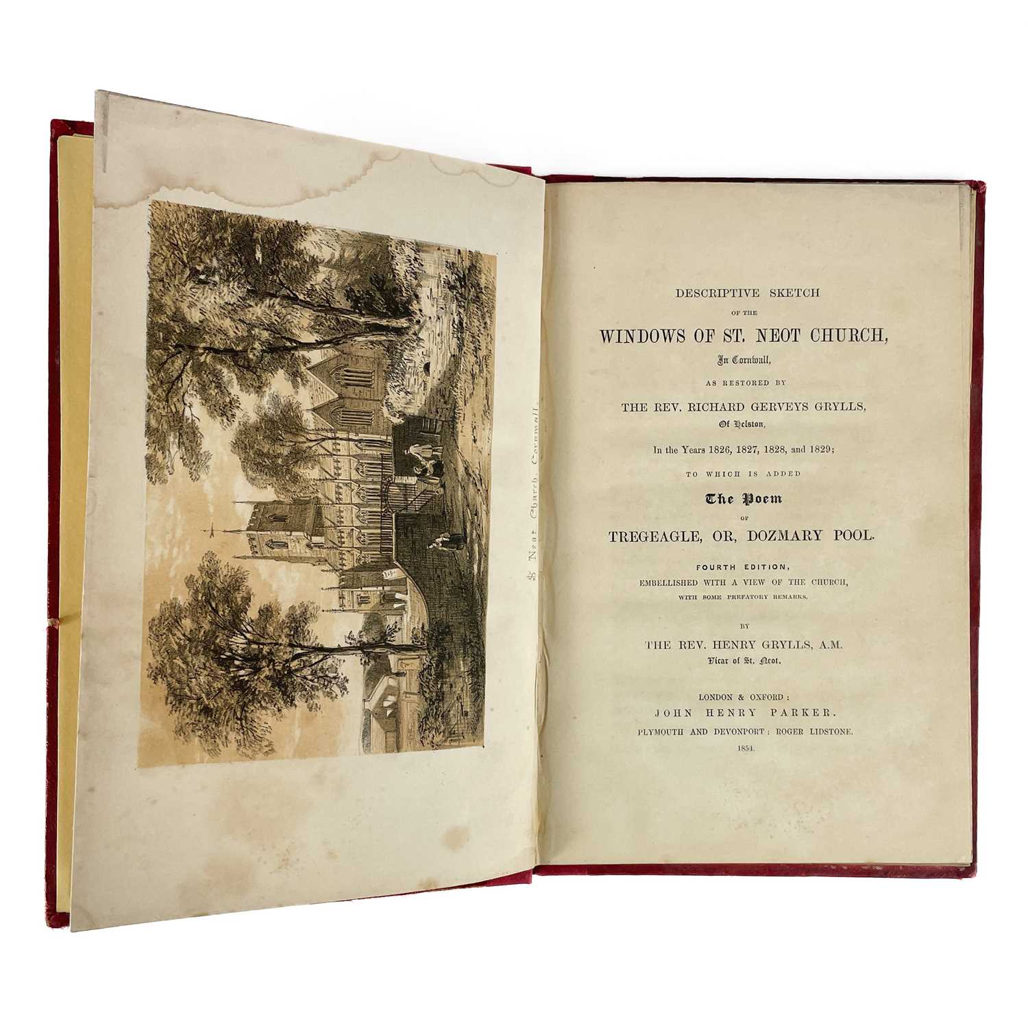 Lot 178 - Rev. H. Grylls. 'Descriptive Sketch of the