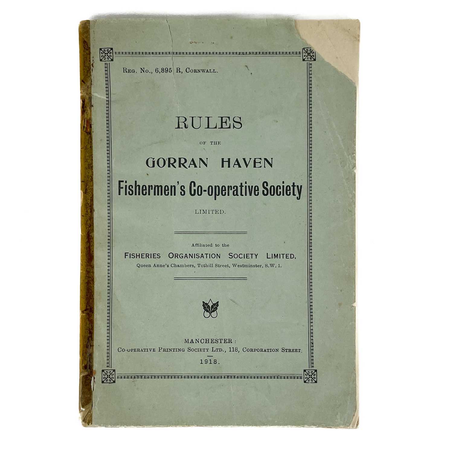Lot 668 - 'Rules of the Gorran Haven Fisherman’s