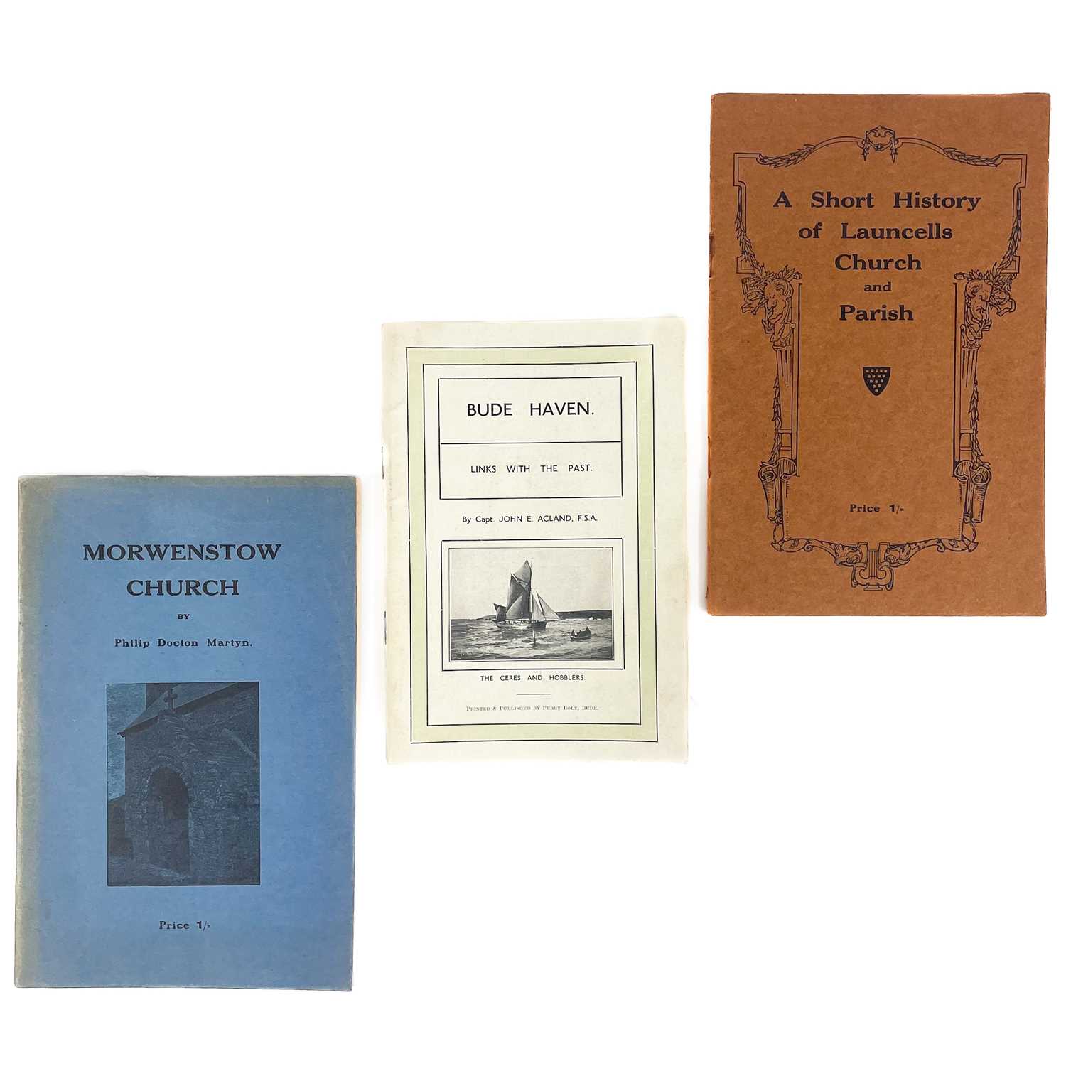 Lot 492 - Bude interest. Three booklets.