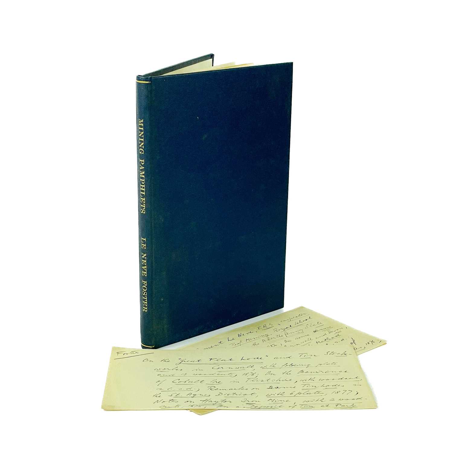 Lot 204 - Sir Clement Le Neve (Inspector of Mines and